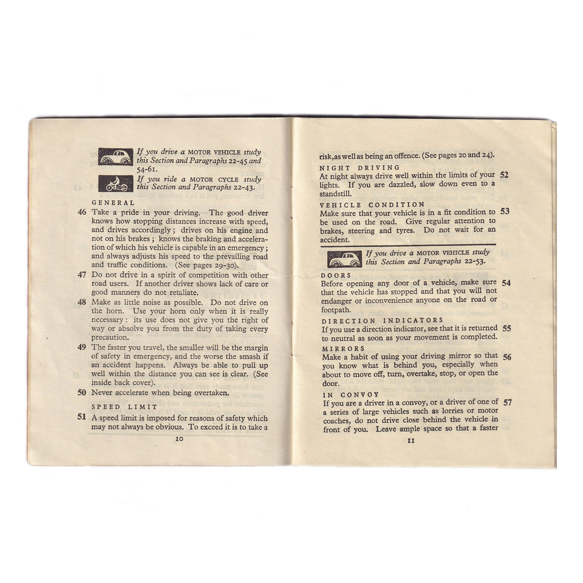 A Vintage The Highway Code Booklet Dated 1940s – Cobble & Green
