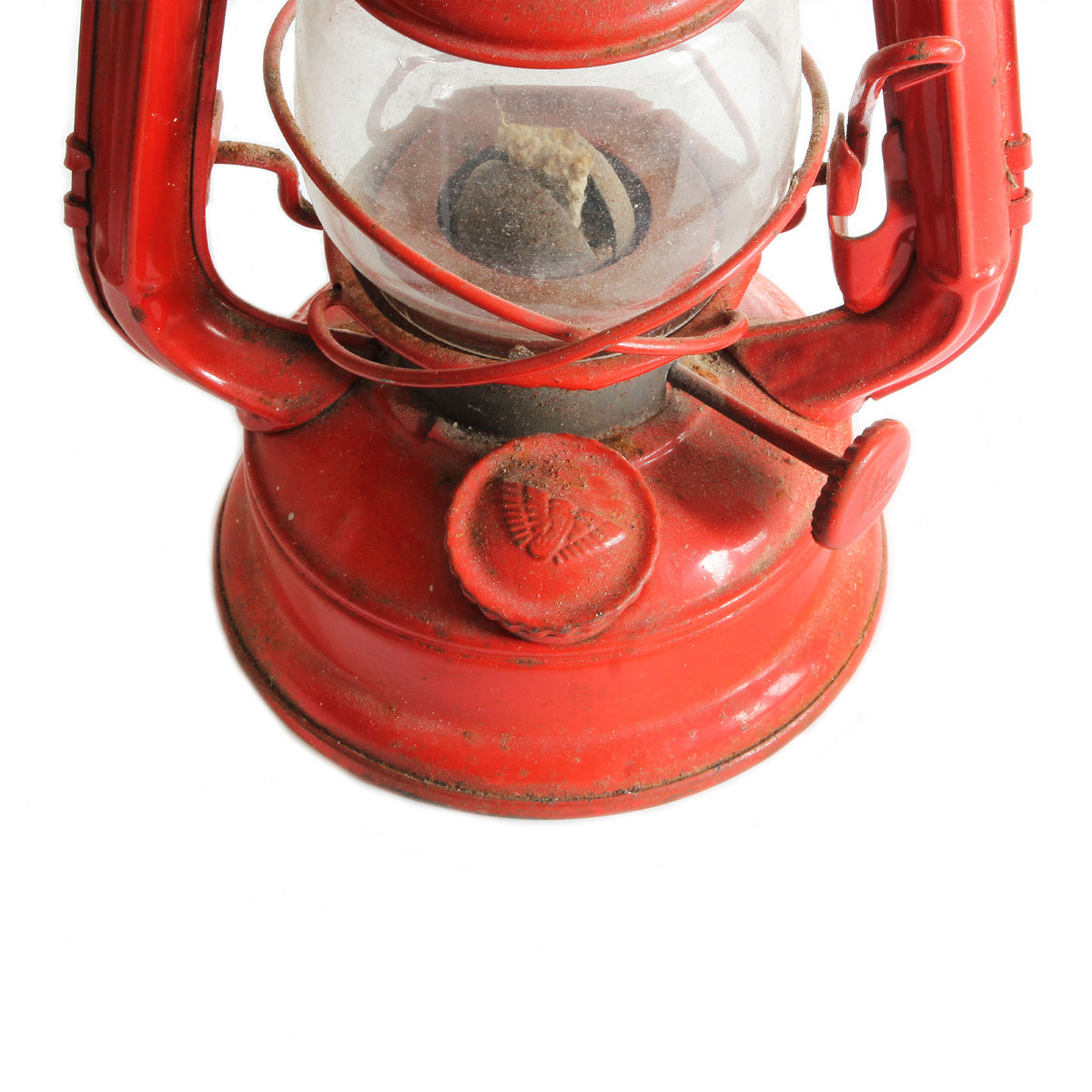 Japanese Red Winged Wheel Oil Lantern from the 1960s – Cobble & Green